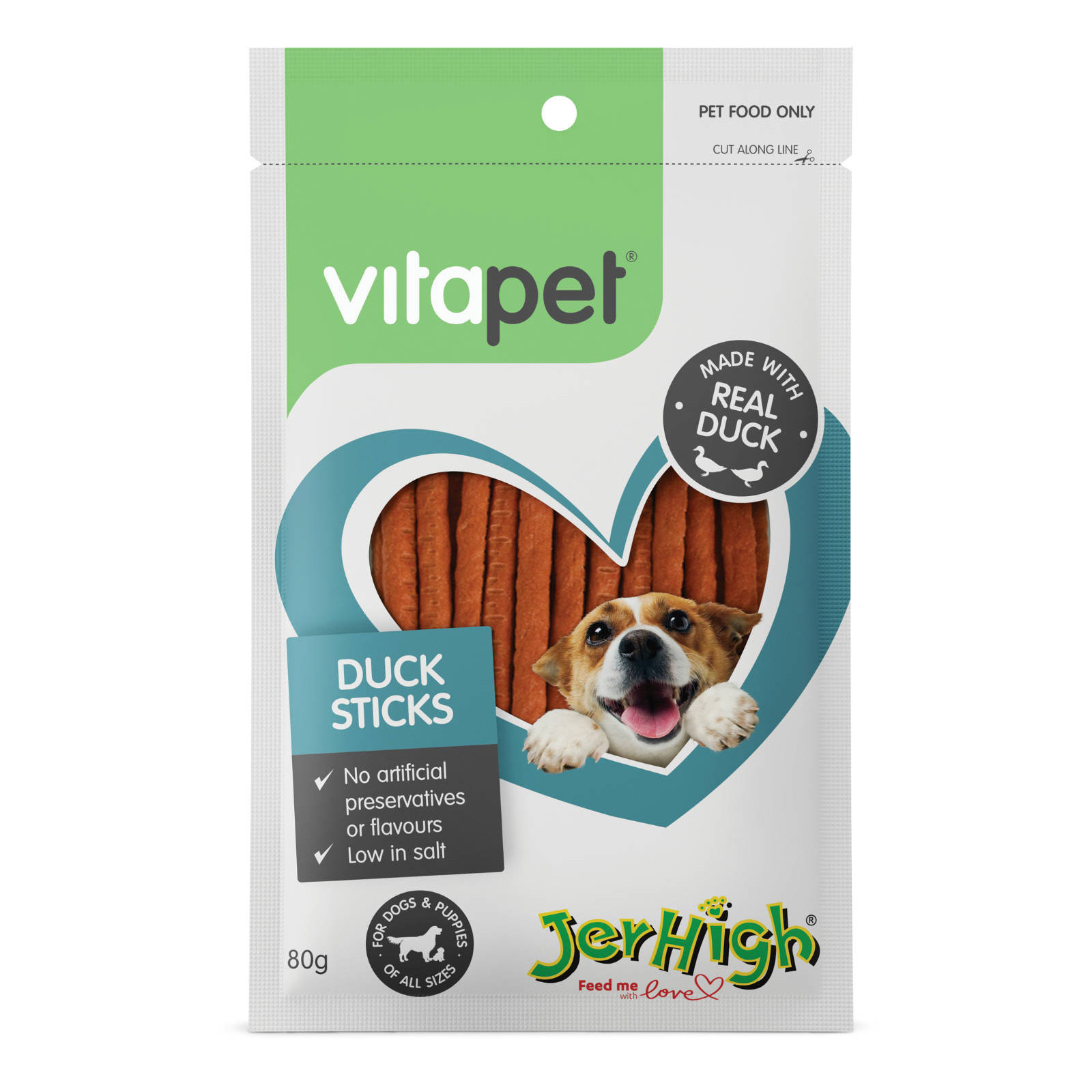 Buy Vitapet Duck Sticks 80g - Free Shipping