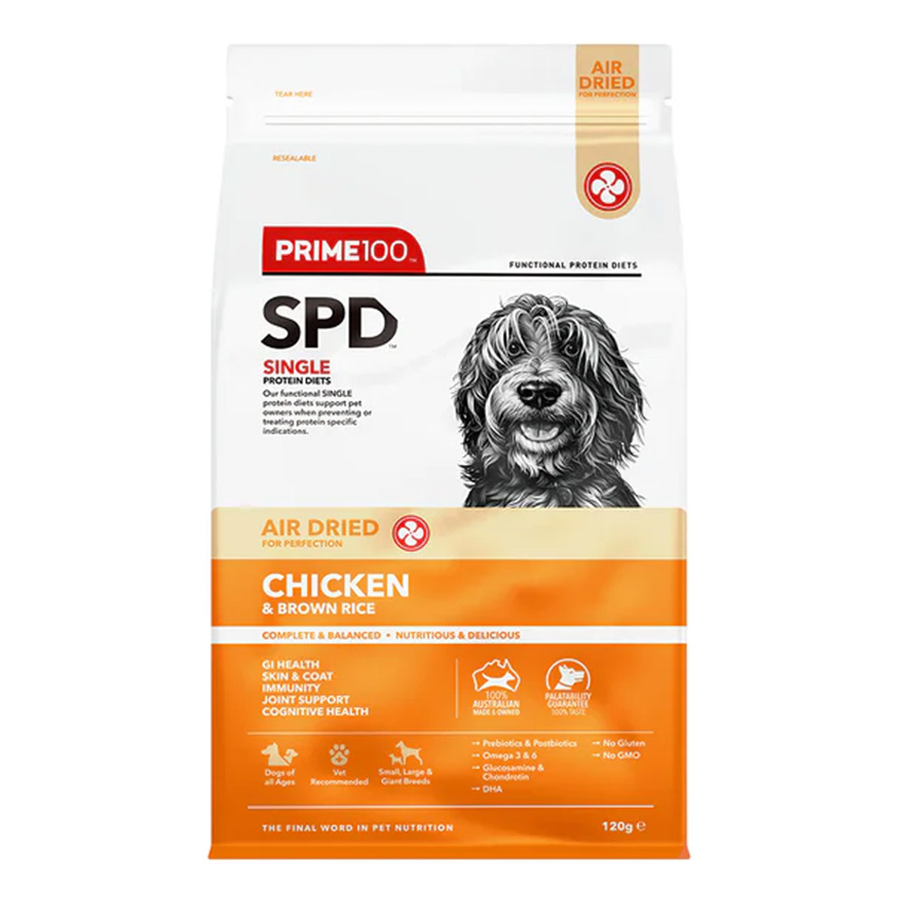 Buy Prime100 SPD Single Protein Diets Air Dried Chicken & Brown Rice ...