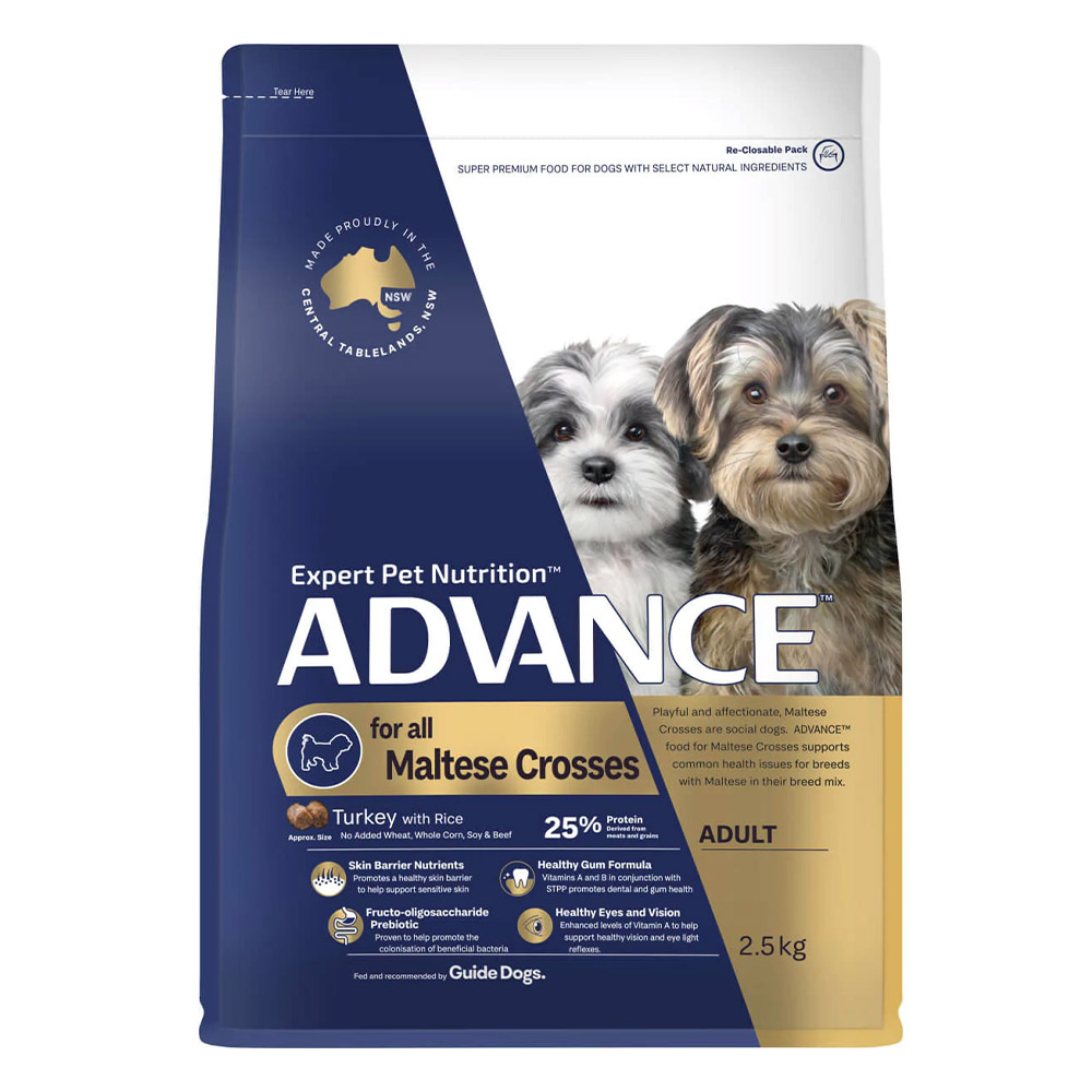 Buy Advance Maltese Cross Adult Dog Dry Food (Turkey & Rice) - Free ...