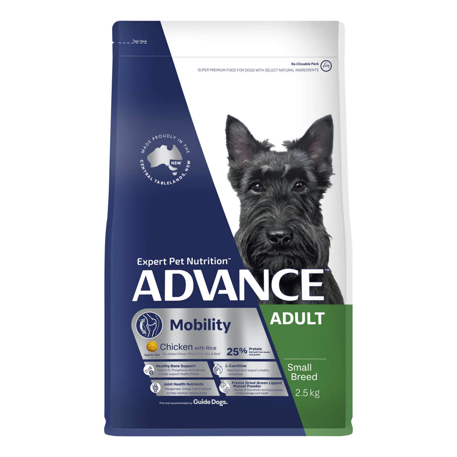 Buy Advance Mobility Small Breed Dry Dog Food (Chicken & Rice) - Free ...