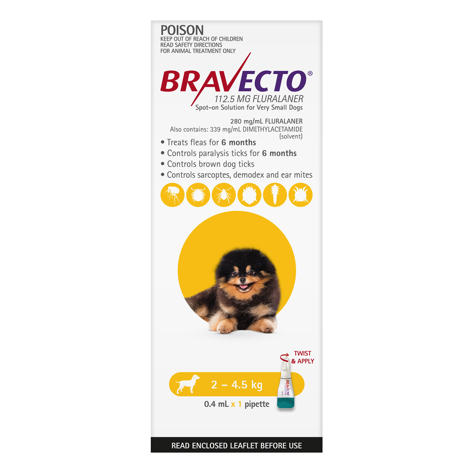 Bravecto Spot-On for Dogs: Targeted Flea & Tick Treatment